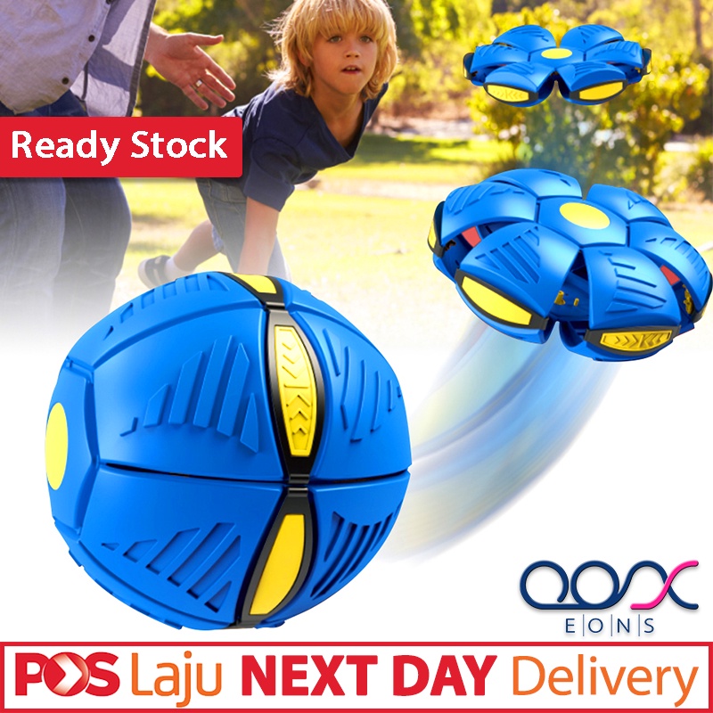 REDUCE STRESS 💖 Magic Deformation UFO Flying Saucer Ball LED Frisbee ...