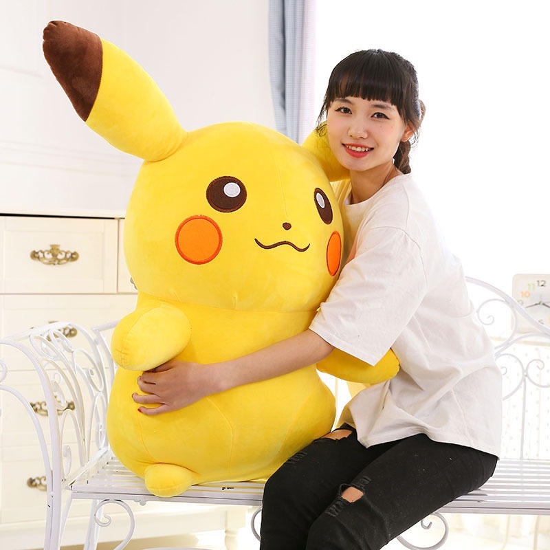 Big Size 65cm Pokemon Pikachu Plush Stuffed Toys Anime Squirtle picachu ...