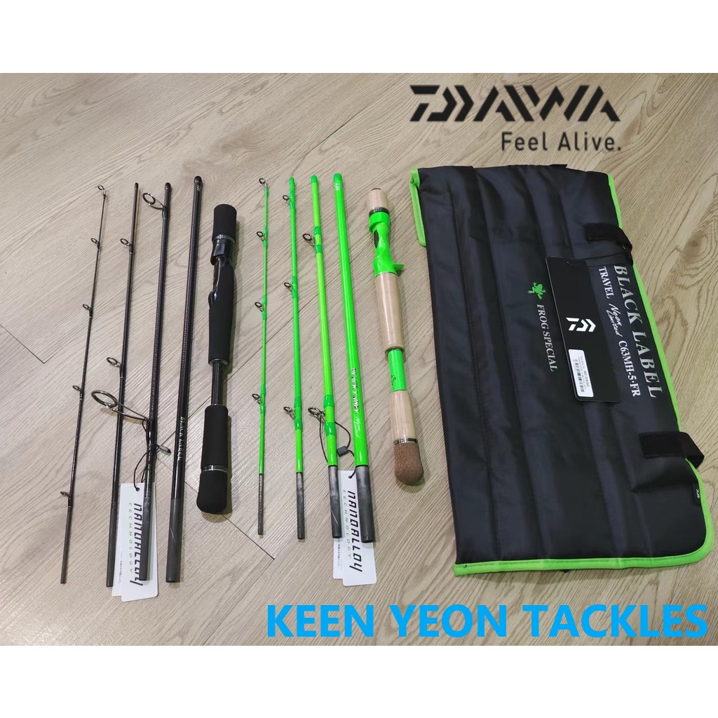 22' DAIWA BLACK LABEL TRAVEL ROD (BAITCASTING) | Shopee Malaysia