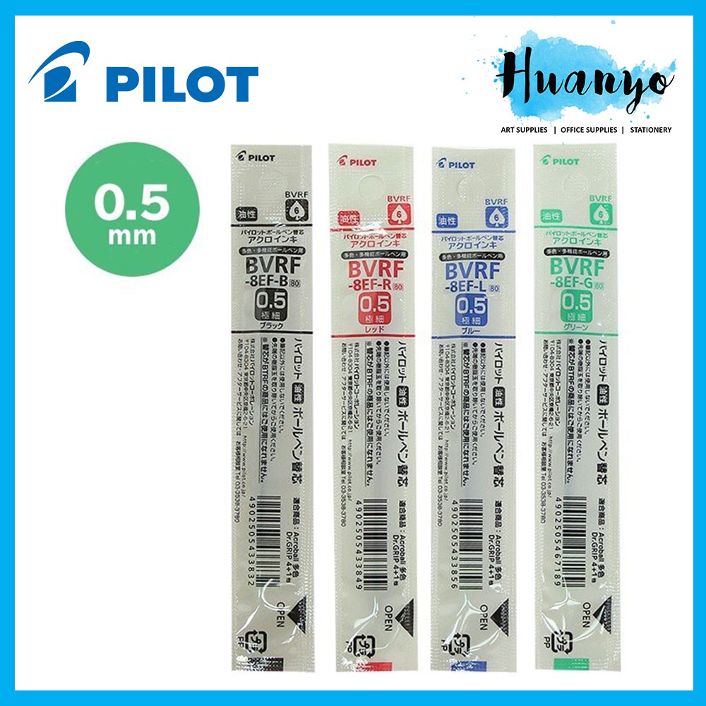 Pilot Acroball Ink Refill / DR.GRIP 4+1 Multi Pen Refill - 0.5/0.7MM ...