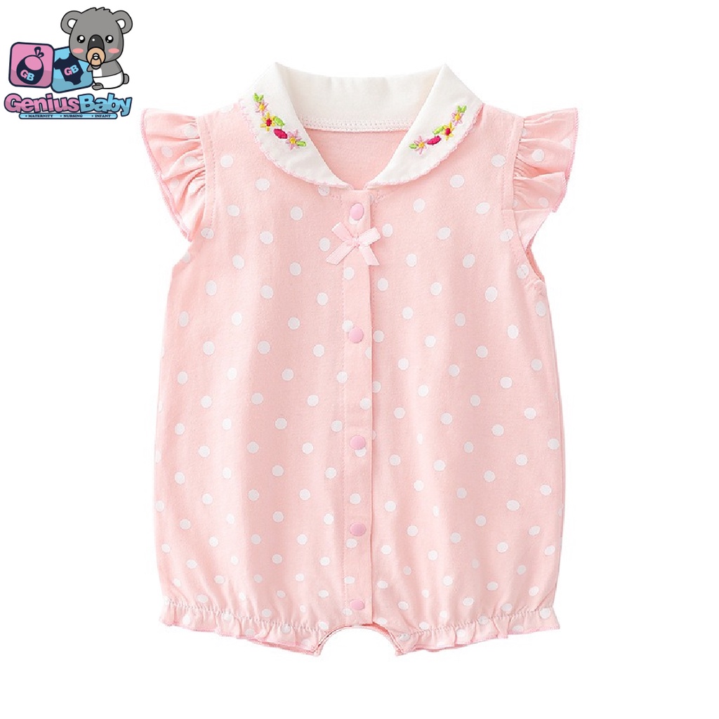 [ Genius Baby House ] 3m -24m Baby Girl Romper Princess Elegant Look ...