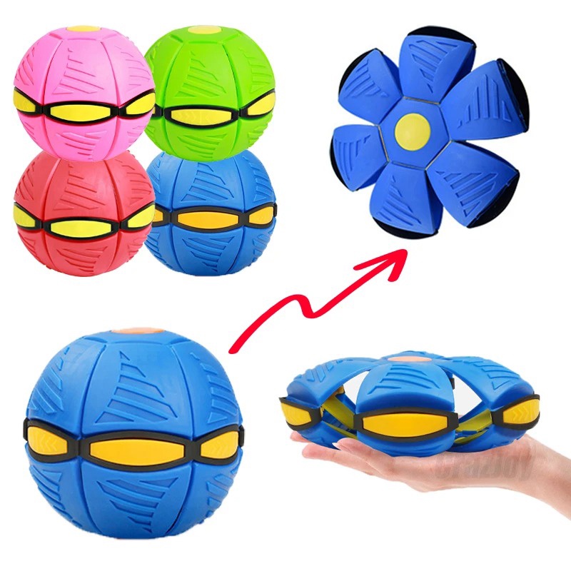 UFO Flying Saucer Ball LED Frisbee Disc Balls Portable Kids Children ...