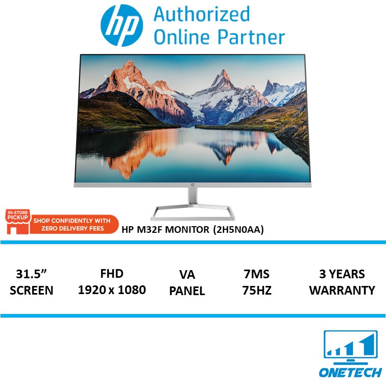 HP M32F FHD Monitor (75Hz/HDMI/VGA) | Shopee Malaysia
