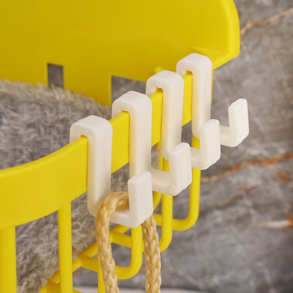 Mini S-Shaped Storage Hooks / Nail-Free Space Saving Wall Mounted Rack ...