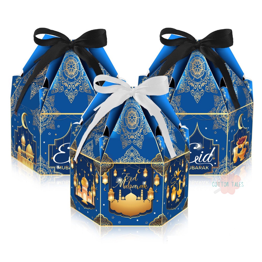 RAYA GIFT BOX 🍭 Hari Raya Goodies Box Packaging Door Gift Festive Craft ...