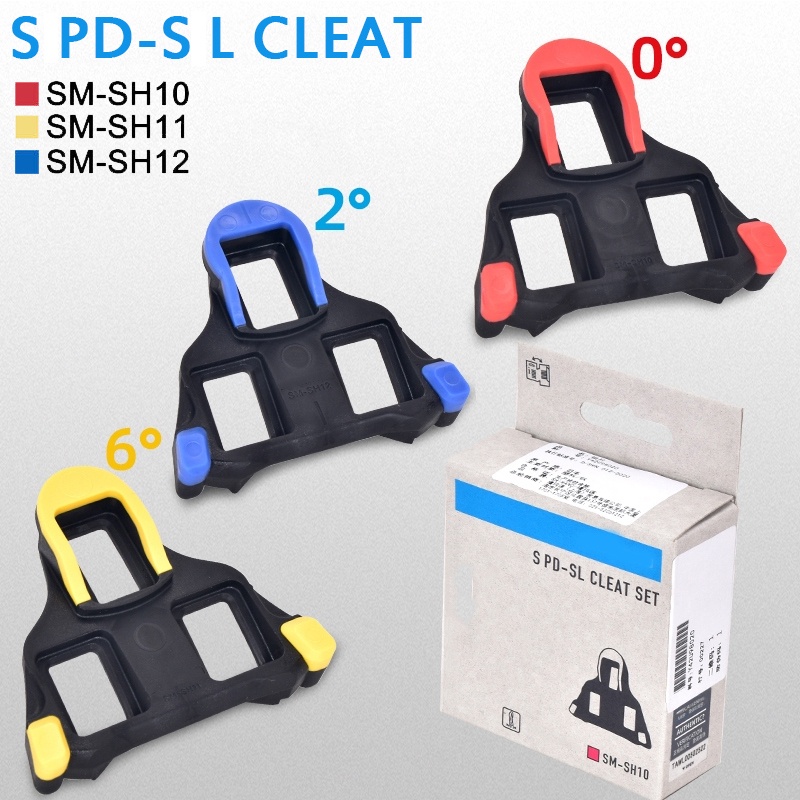 ORIGINAL 100% Shimano SH-11 SPD-SL Road Cleats - 6 DEGREE FLOAT CLEATS SM-SH11 SH12 SH10 cleat ...