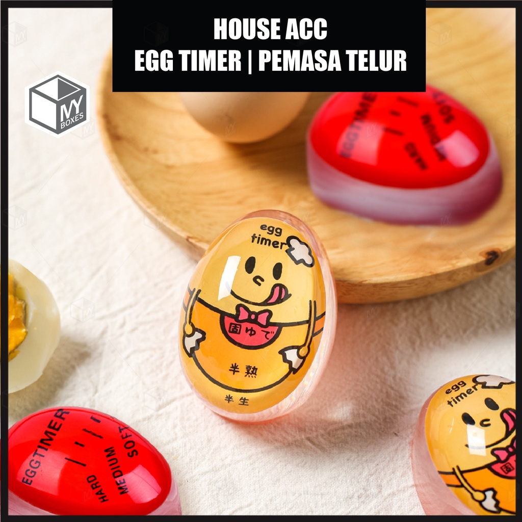 MYB Colour Changing Egg Timer Perfect Boiled Eggs By Temperature Kitchen Helper | Shopee Malaysia