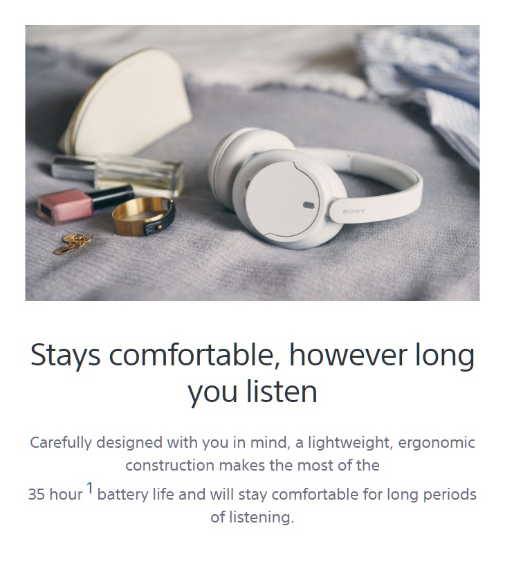 Sony WH-CH720N Active Noise Cancelling Bluetooth Wireless On-Ear ...