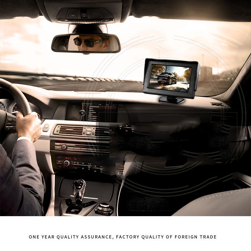 4.3 Inch Car Reverse Monitor Rear View Camera LCD Display with Night ...