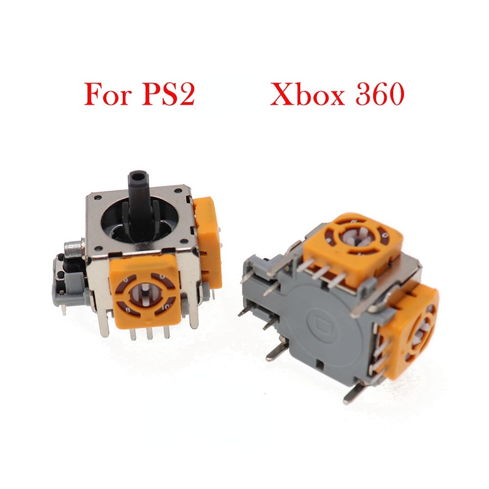 2 x 3D Analog Joystick for Xbox 360 PS2 PS3 Controller 3D Analog Thumb ...