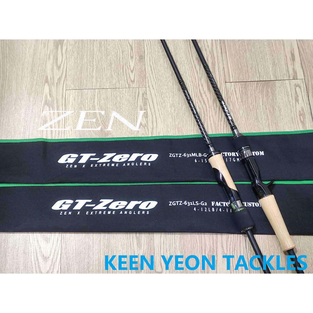 ZEN GT-ZERO 2 FACTORY CUSTOM FISHING ROD ( SPINNING/ BAITCASTING ) | Shopee Malaysia