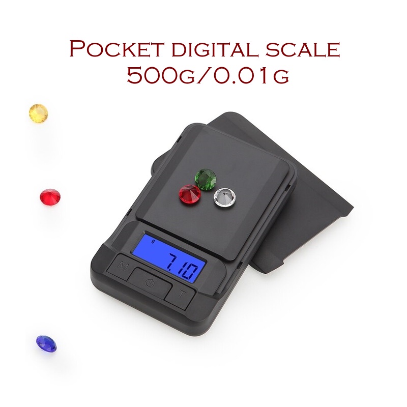 500g 0.01g Small and Handy Scale Convenient Digital Pocket Scale ...