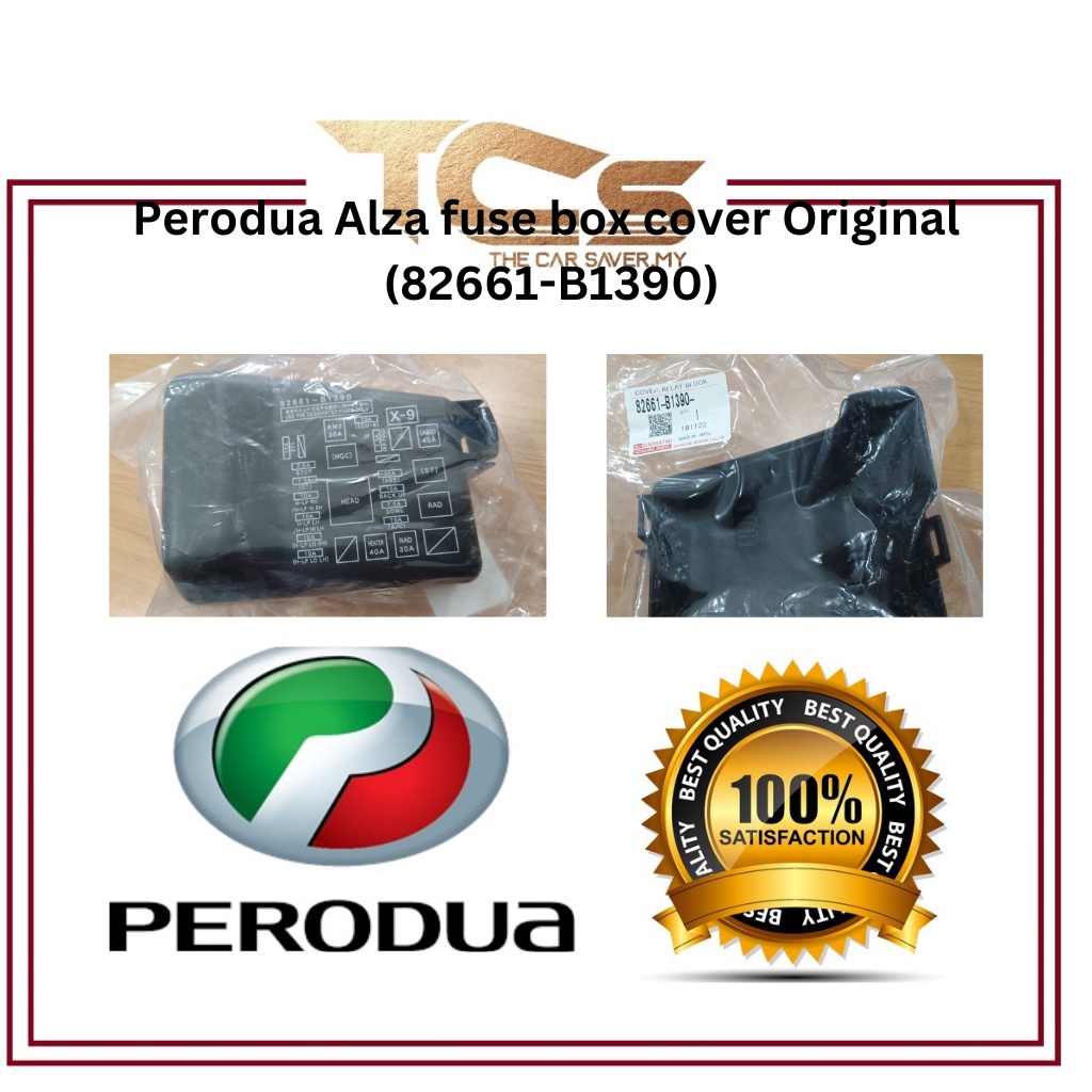Perodua Alza fuse box cover Original (82661-B1390) | Shopee Malaysia