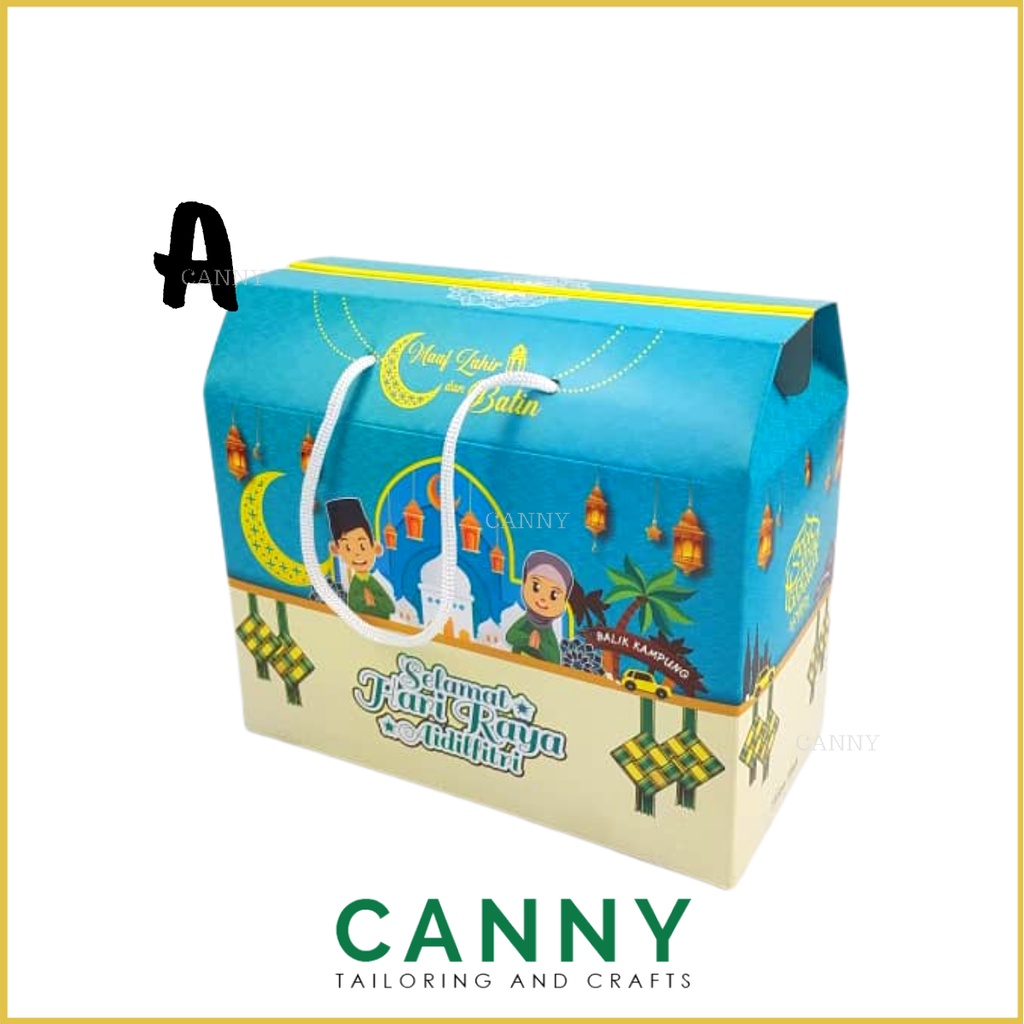 (1Pcs) Hari Raya Box / Hari Raya Cookies Box / Kotak Untuk Kuih / Hari ...