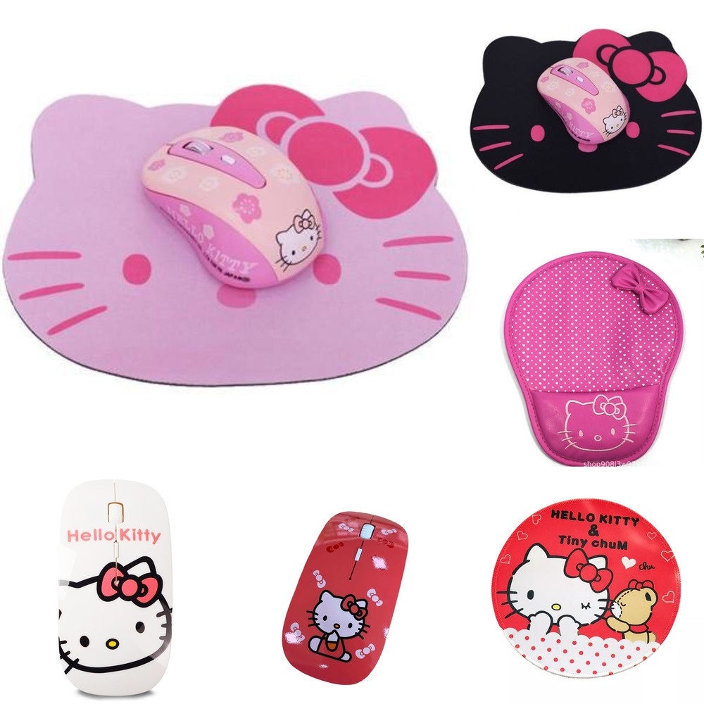 Anime Cute Cartoon Creative Mouse Hello kitty USB Optical Mouse ...