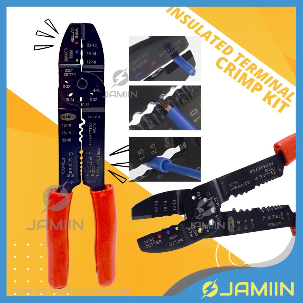 9" Multifunctional Combination Pliers Crimping Tool Pliers Potong Wayar ...