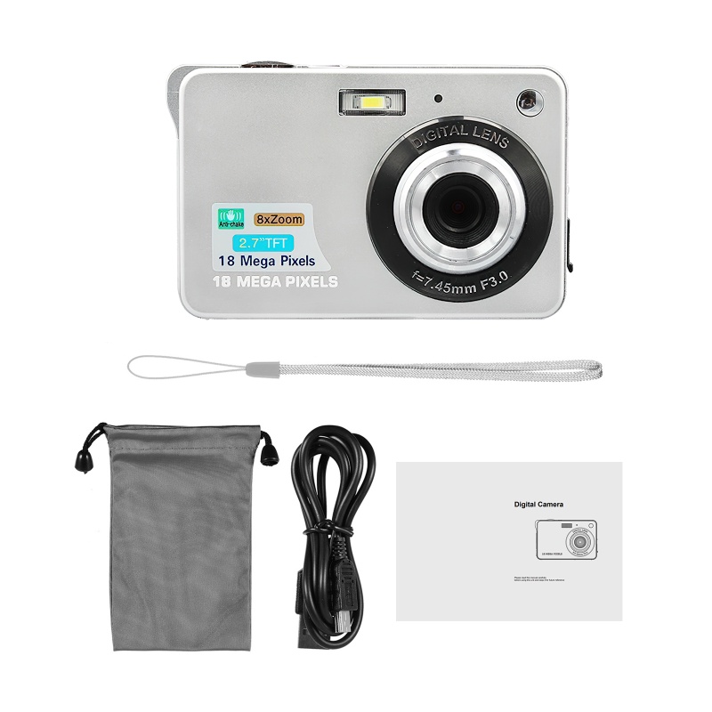 720P Digital Camera Video Camcorder 48MP Photo 8X Zoom Anti-shake 2.7 ...