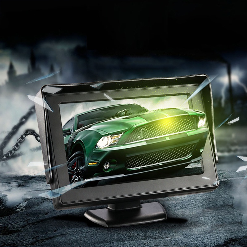 4.3 Inch Car Reverse Monitor Rear View Camera LCD Display with Night ...