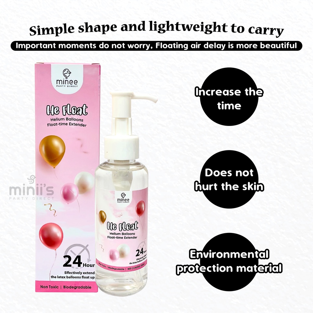 Balloon Treatment Kit Extend Helium Balloons Protective Fluid Float ...