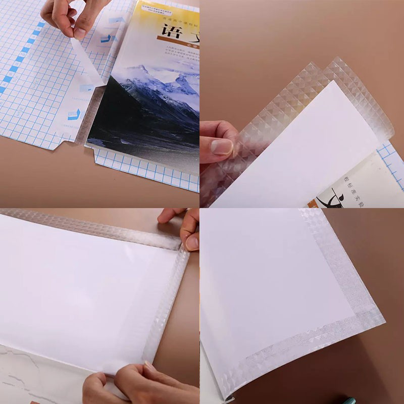 10/30 Sheets Book Cover Transparent Frosted Self-adhesive Frosted Book ...