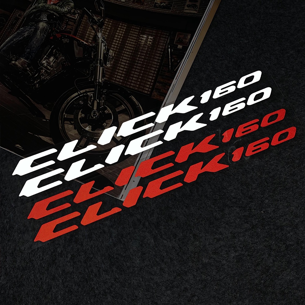 For Honda Click 160 160I 2PCS/SET Logo Emblem Motorcycle Stickers ...
