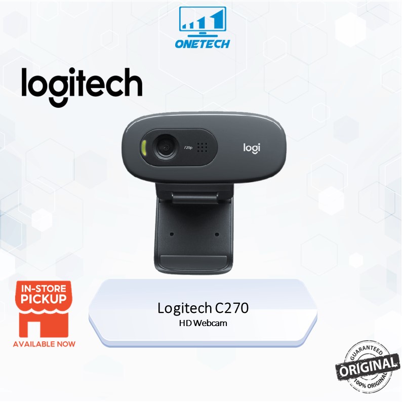 Logitech C270 HD Webcam ( Widescreen HD 720P Video Calls / Mono Noise ...
