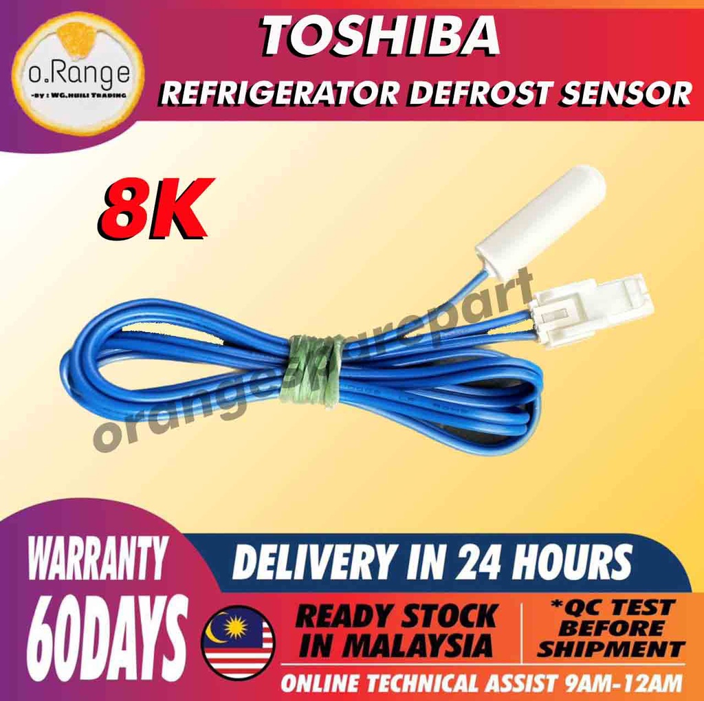 (8K) TOSHIBA REFRIGERATOR DEFROST SENSOR FRIDEGE SENSOR (SENSOR PETI SEJUK) 8K | Shopee Malaysia