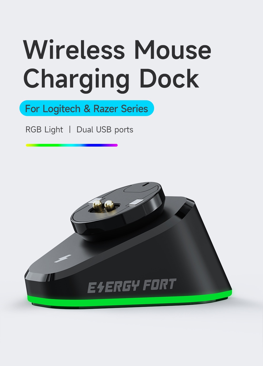 Gaming Mouse Wireless Charger For Logitech G403 G502 X Plus G703 G903 ...