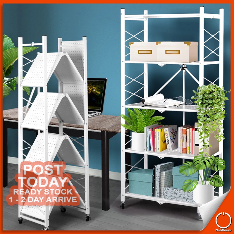 𝐍𝐎 𝐍𝐄𝐄𝐃 𝐈𝐍𝐒𝐓𝐀𝐋𝐋 Foldable DIY Storage Rack Multi Layer Home Kitchen ...