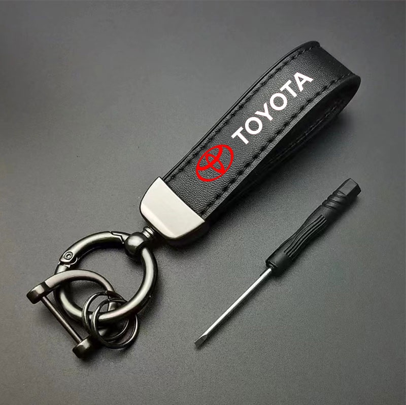 Toyota Car Keychain High Grade Leather High Quality Key Chain For GR ...