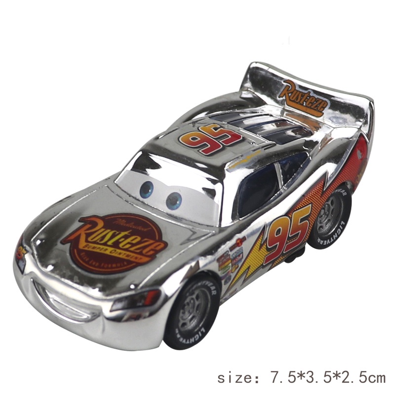Pixar Car 2 Lightning McQueen Model Toy Car 1:55 Diecast Metal Alloy ...