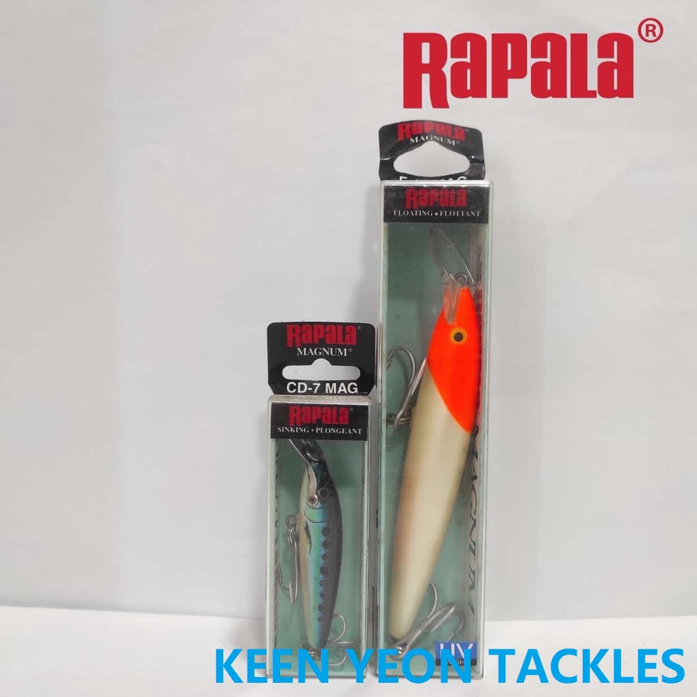 RAPALA MAGNUM FISHING LURE CD-7 MAG (SINKING) / F-14 MAG (FLOATING) | Shopee Malaysia