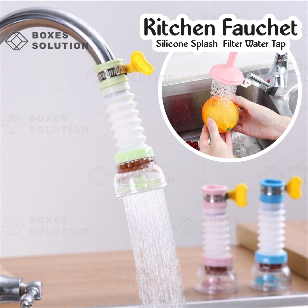 VBS Kitchen Tap Anti-splash Extension Pipe Filter Rotate Water Tap ...