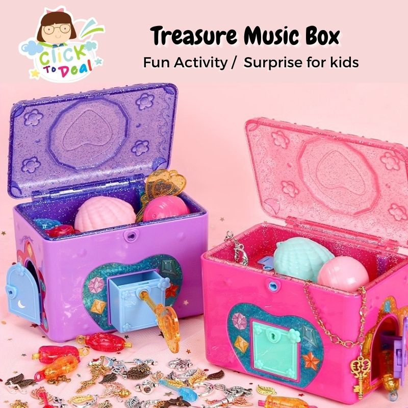 Surprise Treasure Box Children's Surprise Box Magic Music Treasure Box ...
