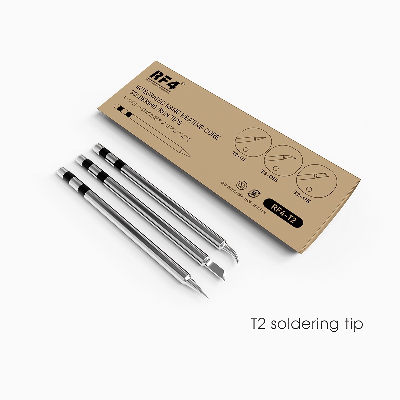 RF4 T2 Soldering Iron Tips Rework Station Electric Solder Iron Elements ...