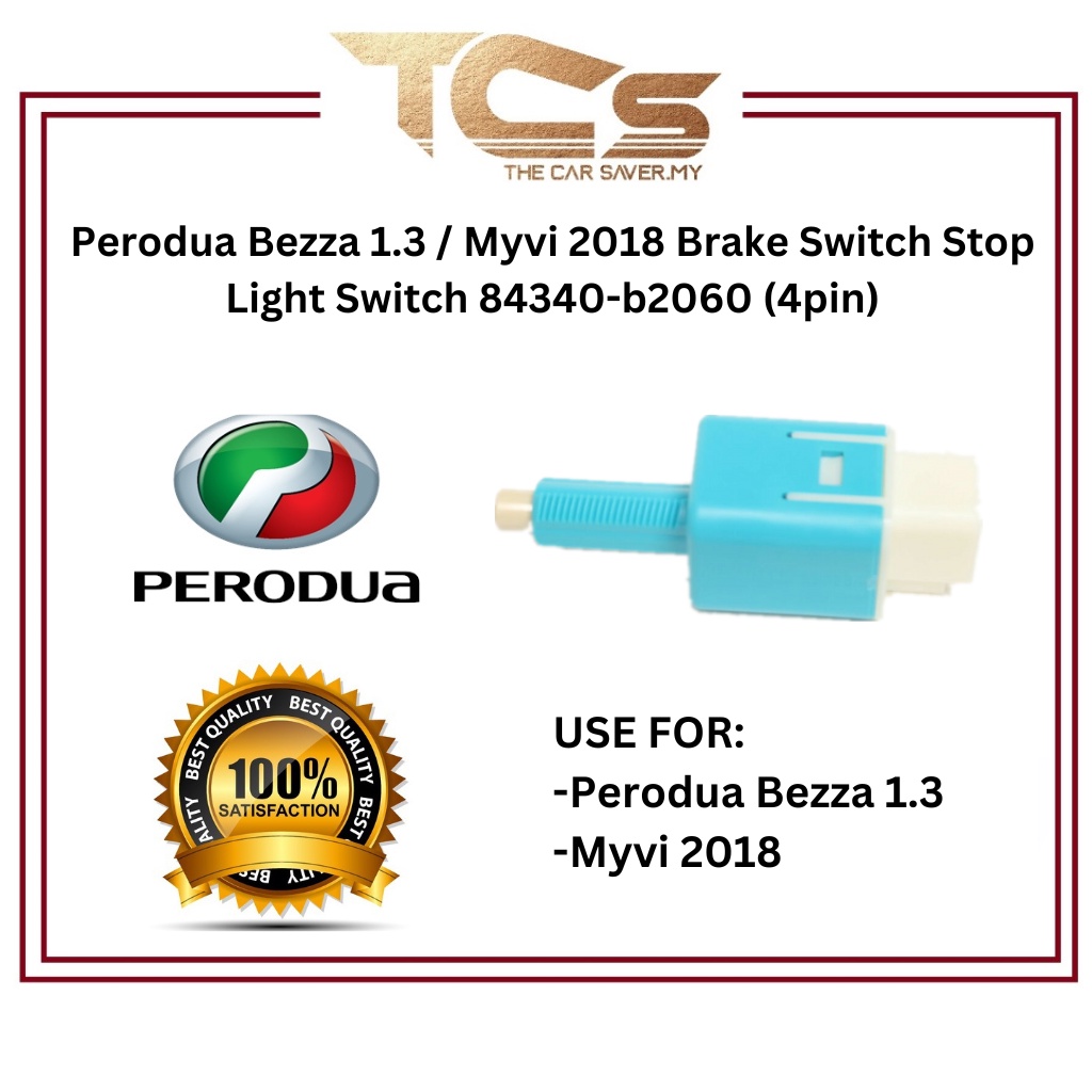 Perodua Bezza 1.3 / Myvi 2018 Brake Switch Stop Light Switch 84340 ...
