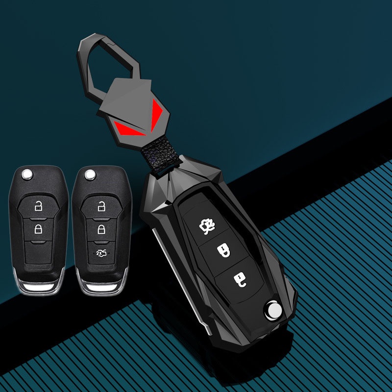 Ford Zinc Alloy Car Key Cover For Ranger XLS WT XLT Wildtrak 4x2 Raptor ...