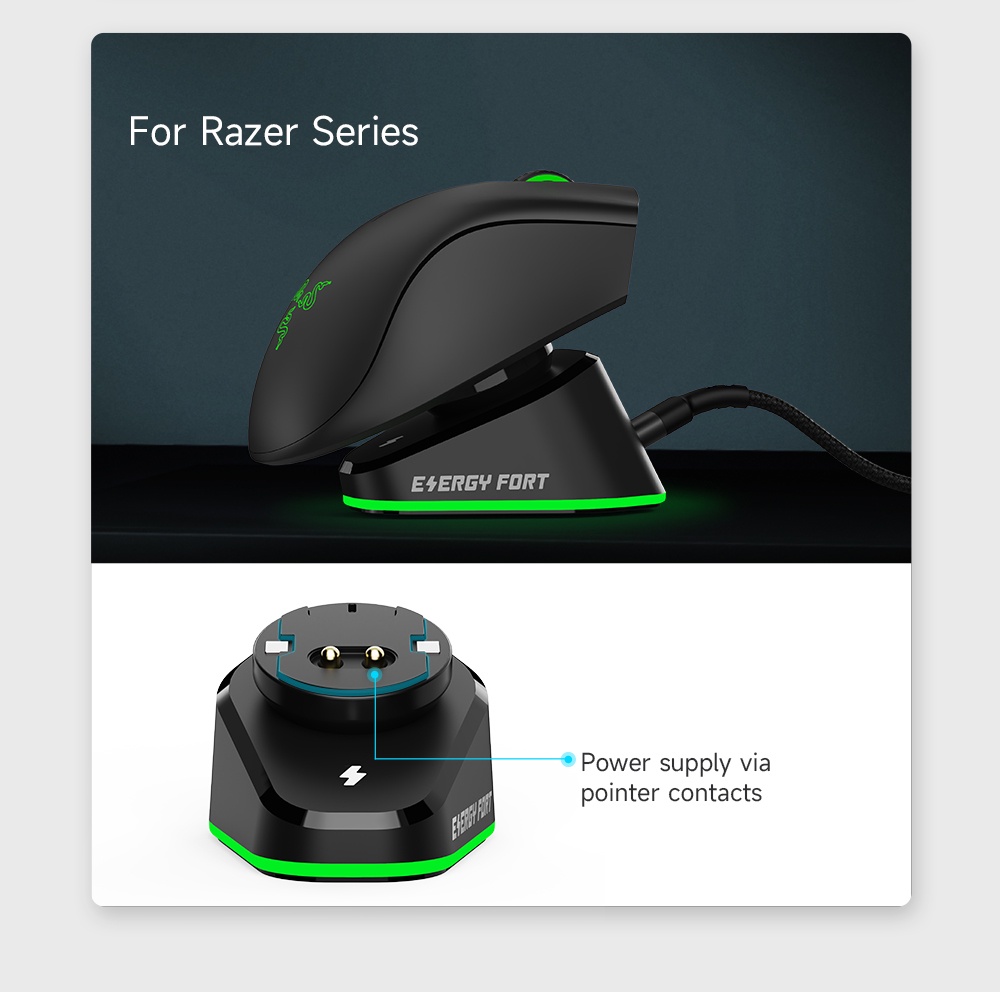 Gaming Mouse Wireless Charger For Logitech G403 G502 X Plus G703 G903 ...