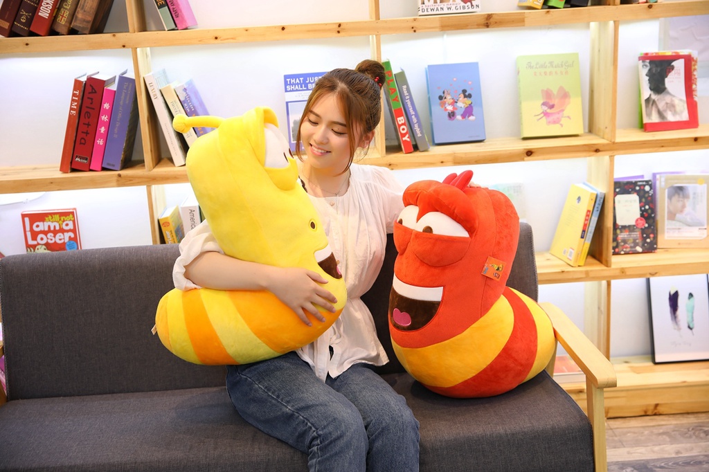 [READY STOCK] Cute Plush Insect Slug Larva Toys Stuffed Plush Doll for ...