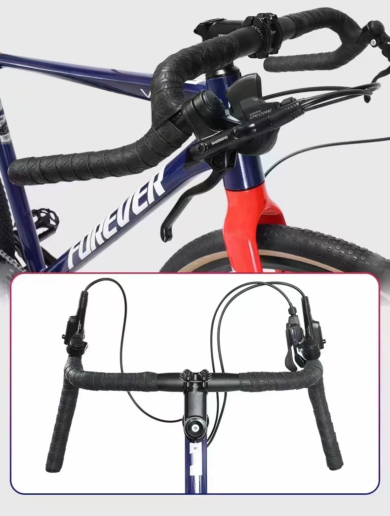 KOCEVLO Road Bike Handlebars Full Carbon Handlebar Big Flare handle bar ...