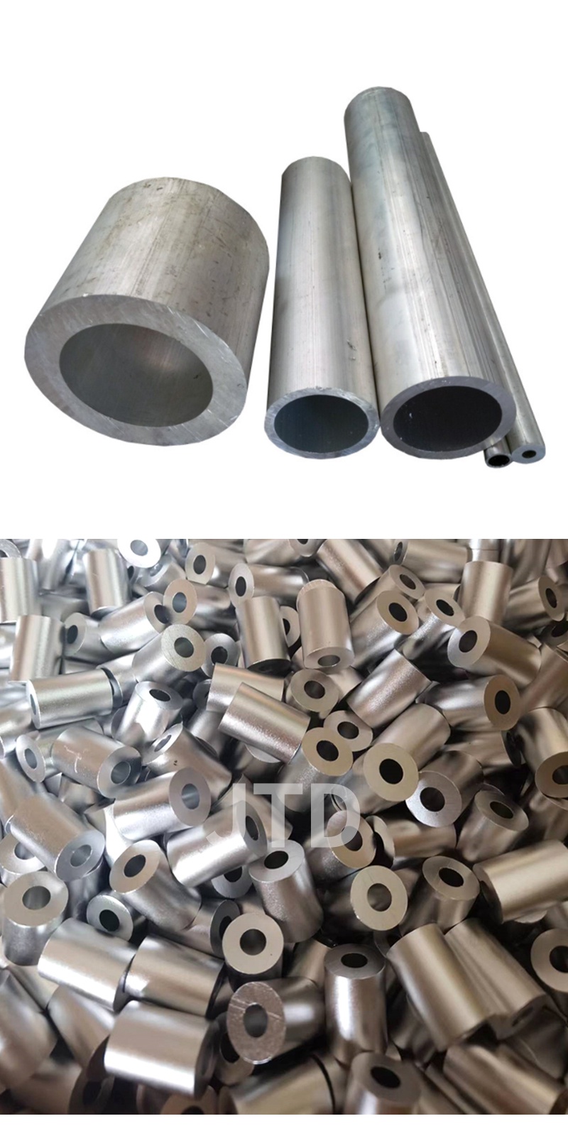 JTD Aluminum tube 2mm wall thickness 10-20mm OD straight 300mm 500mm ...