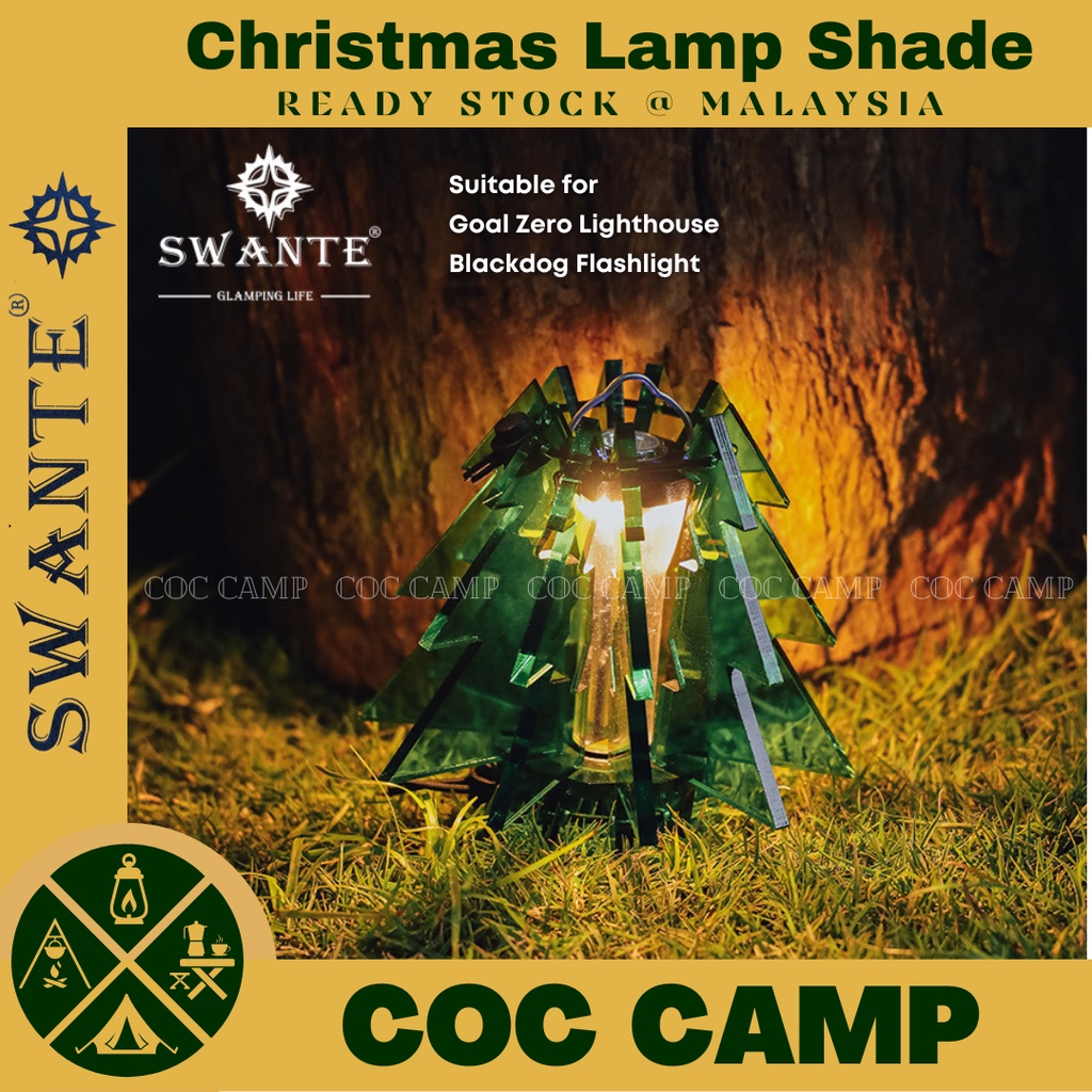 Swante Christmas Tree Lamp Shade Decorative Atmosphere for Goal Zero ...