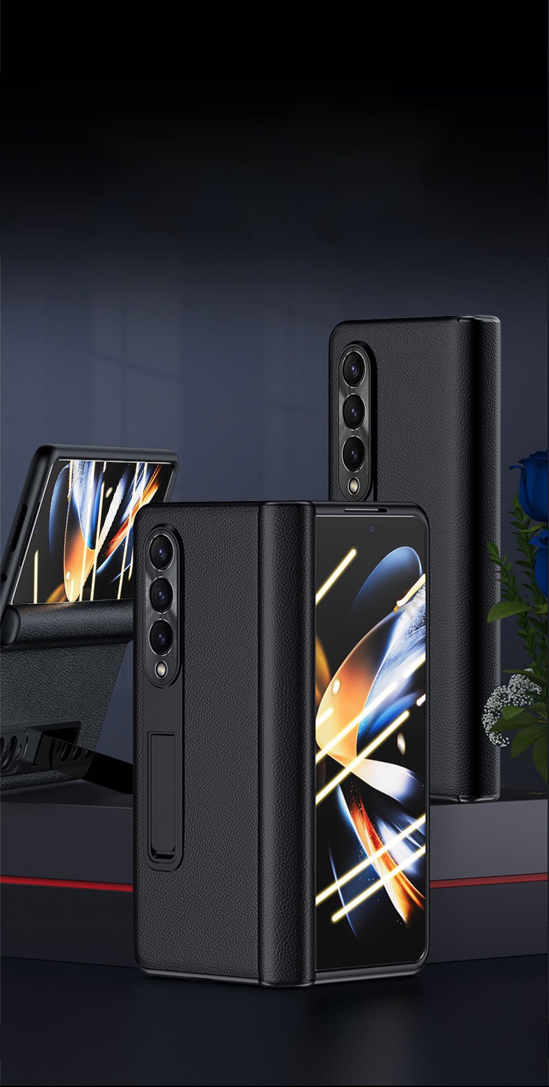 For Samsung Galaxy Z Fold 2345 Case with hinges and stand Fold 5 Fold 4 Fold 3 Fold 2 casing ...