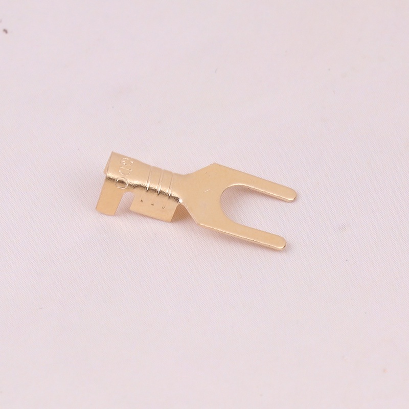 50Pcs M3 M4 M5 M6 M8 Brass Fork Spade U-Type Non-Insulated Wire ...