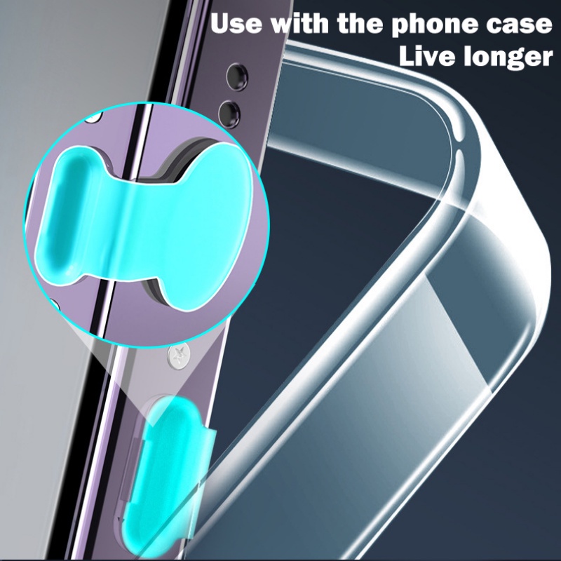 For IPhone Type-C Anti-lost Dust Plug Charging Port Protector Cover ...