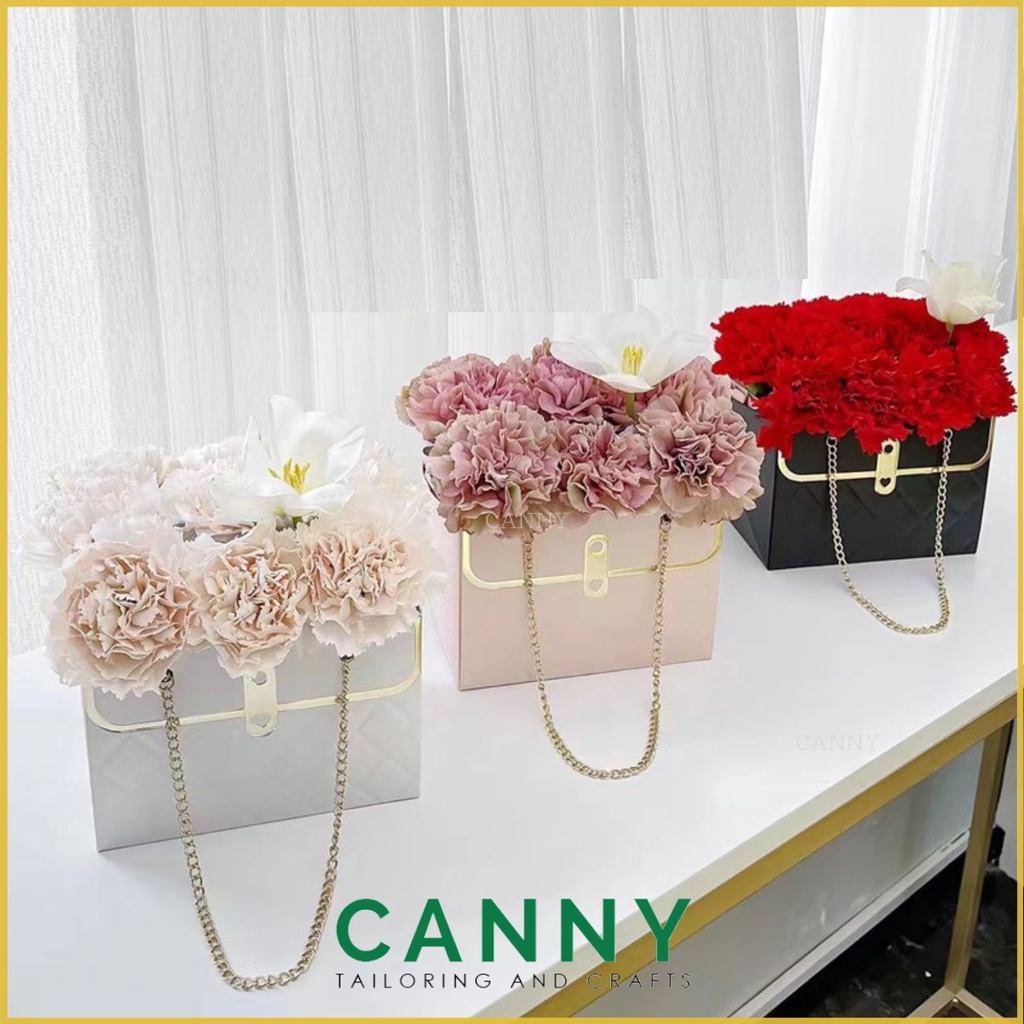 (1 Pcs) 3D Flower Gift Bag Handbag Style With Handle / Flower Bag ...