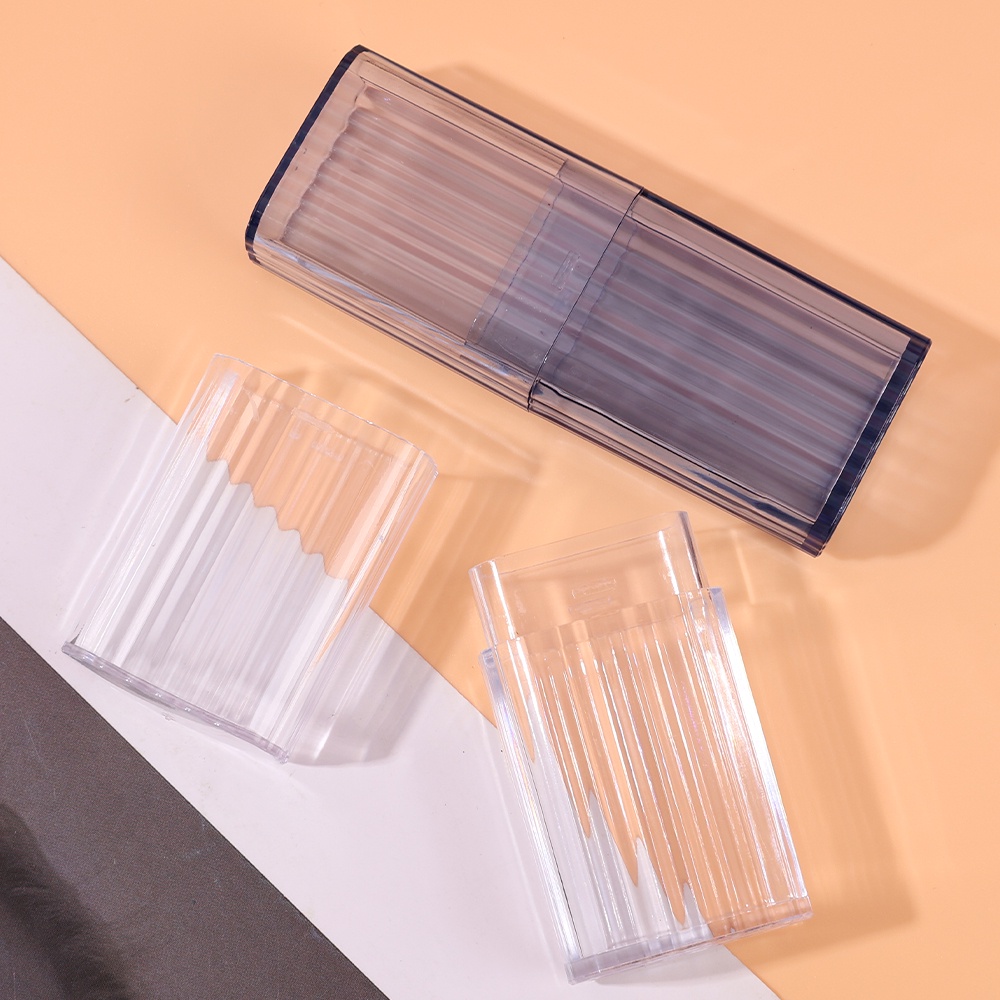 Portable Mini Clear Plastic Storage Box Hair Rope Headset Classify ...