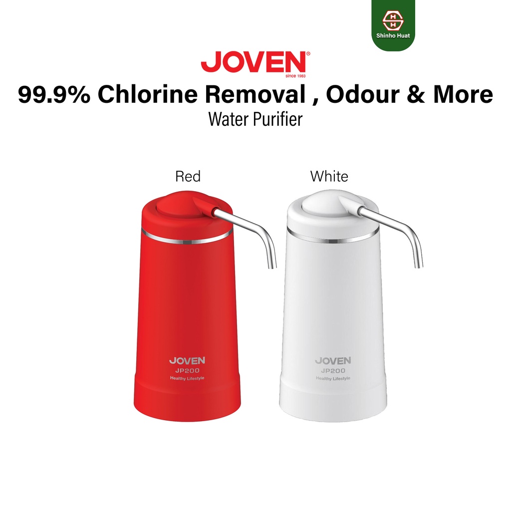 (Original Joven) Joven JP200 Water Filter Water Purifier ( Red / White ...