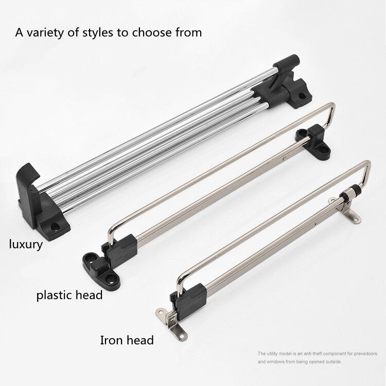 Retractable Wardrobe Rail Clothes Hanger Towel Coat Rack Closet Cabinet ...