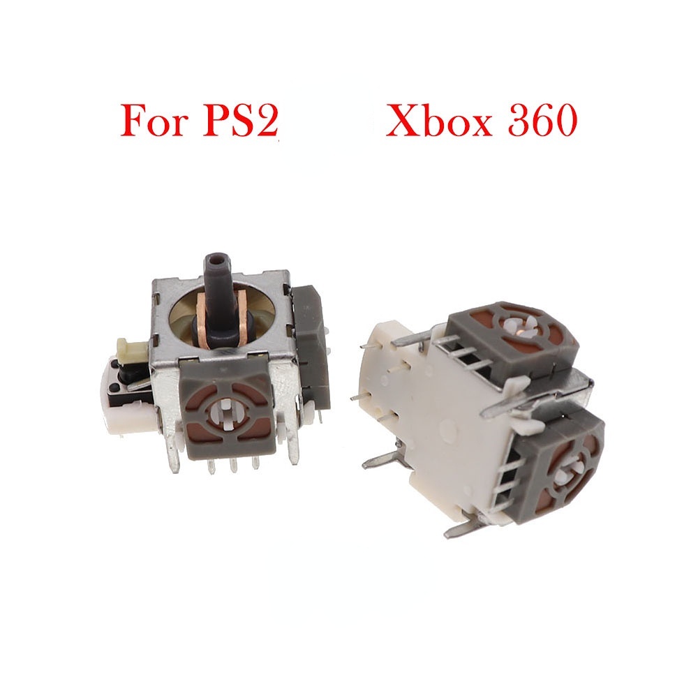 2 x 3D Analog Joystick for Xbox 360 PS2 PS3 Controller 3D Analog Thumb ...